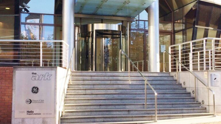 Automatic Revolving Door Installed at The Arc in Hammersmith London