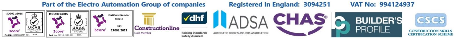 Revolving Door, Security Systems & Entrance Solutions – EA Group UK